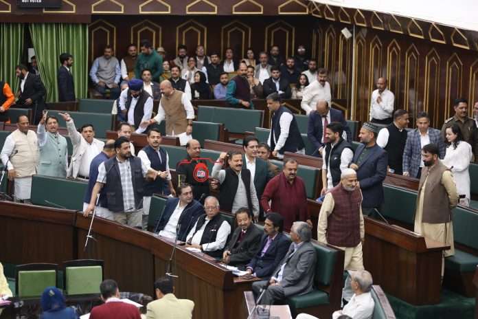 BJP MLAs Walkout From J&K Assembly Following Ruckus Over Action Against ...