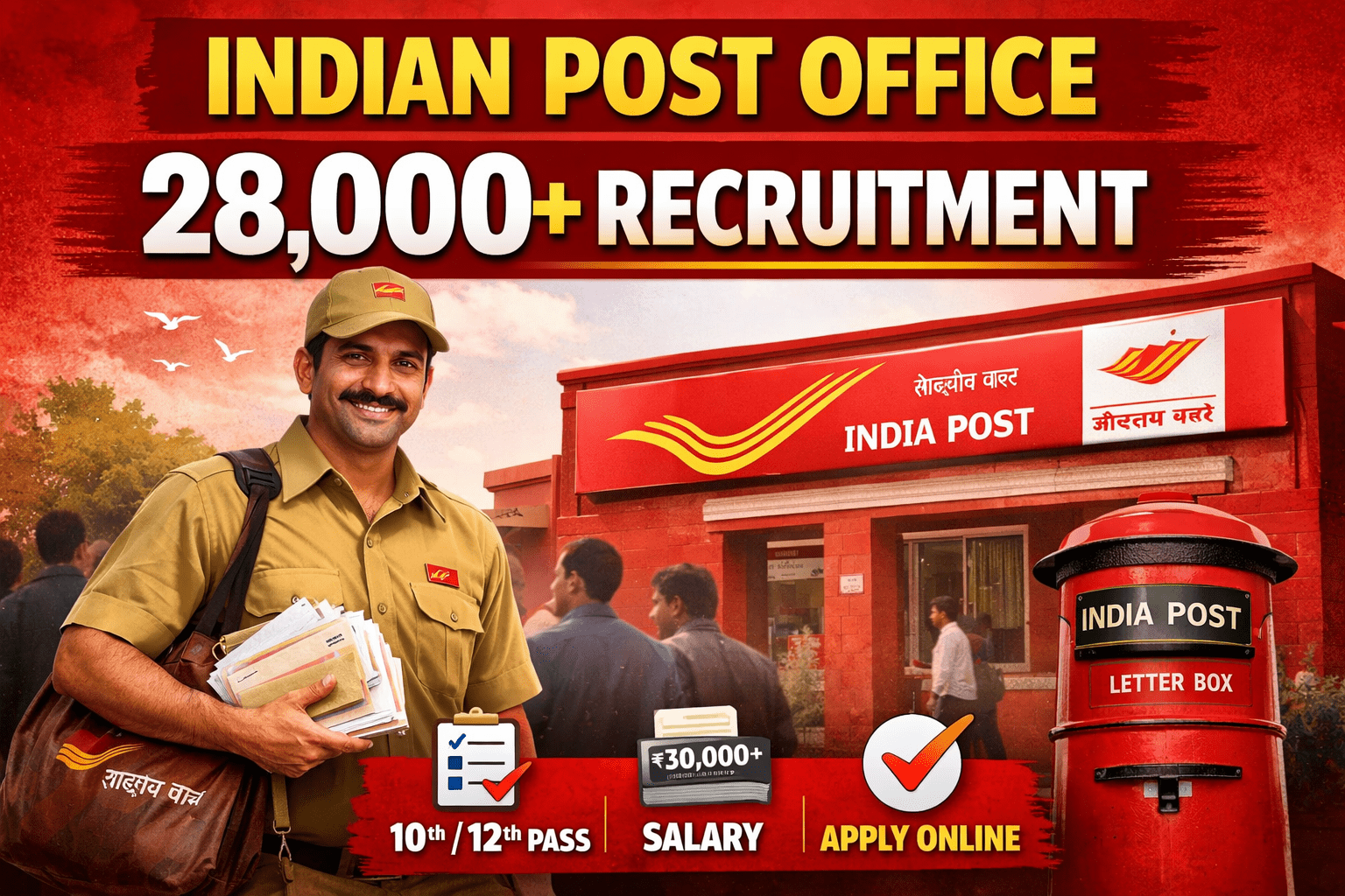 Indian Post Office 28000+ Recruitment | JKUpdates - Govt Private Jobs ...