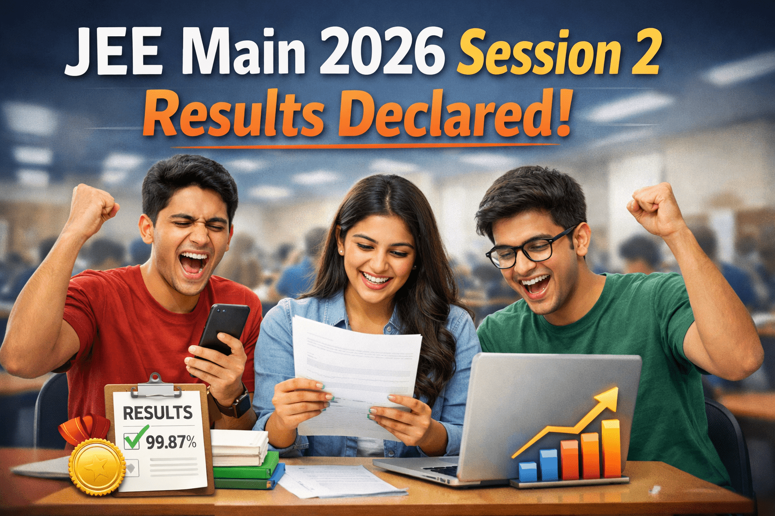 JEE Main 2026 Session 2 Results Declared | JKUpdates - Govt Private ...