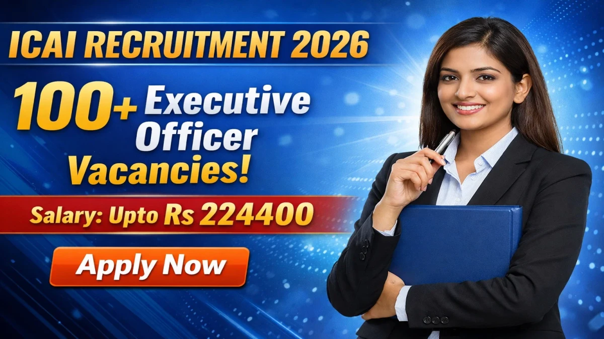 ICAI Recruitment 2026- Apply Online for 109 Posts | JKUpdates - Govt ...